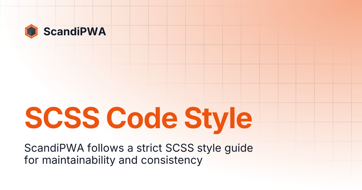 SCSS Code Style | ScandiPWA