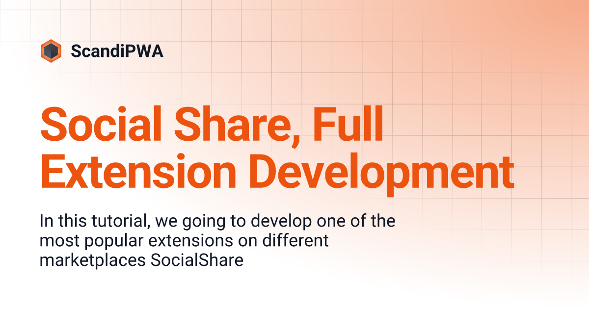 Social Share, Full Extension Development | ScandiPWA