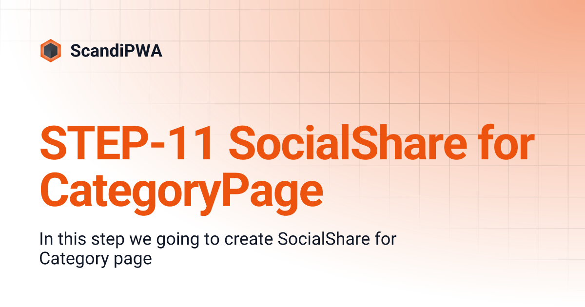 STEP-11 SocialShare for CategoryPage | ScandiPWA