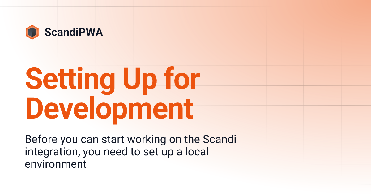 Setting Up for Development | ScandiPWA